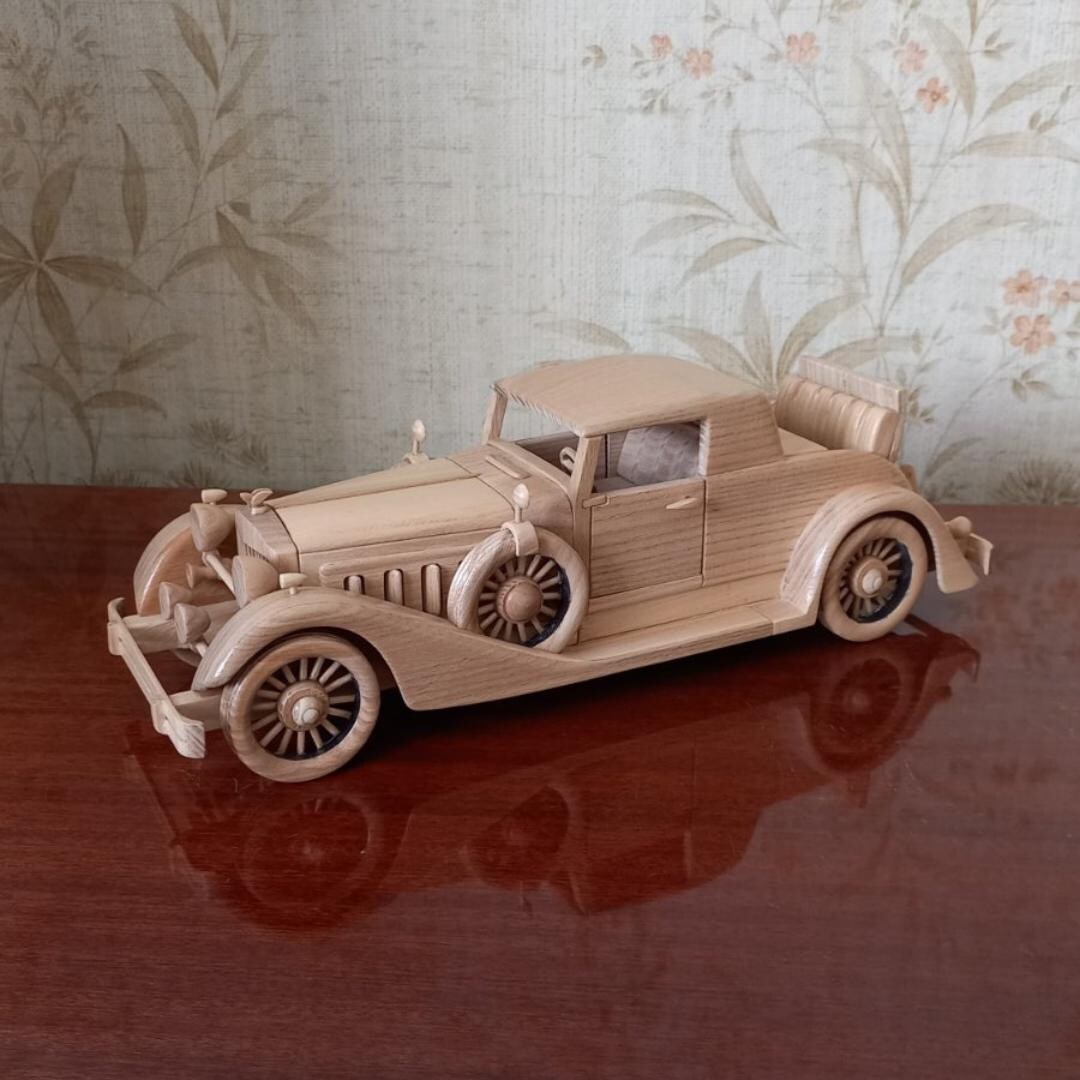 Handmade Wooden Packard 1934 Car Model: Retro Collectible Toy - Etsy