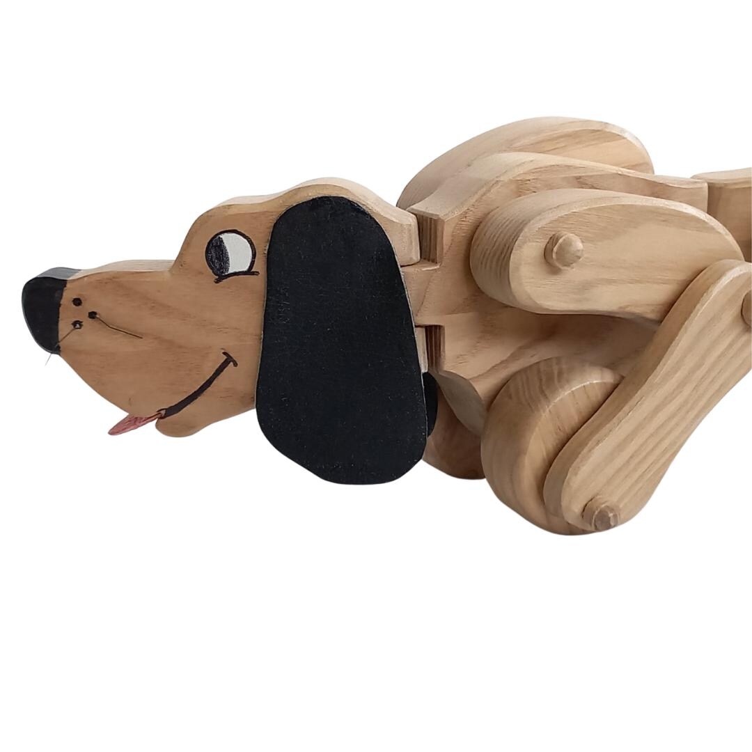 Children's Toy, Dog on Wheels, Handmade, Made of Ecological Wood - Etsy