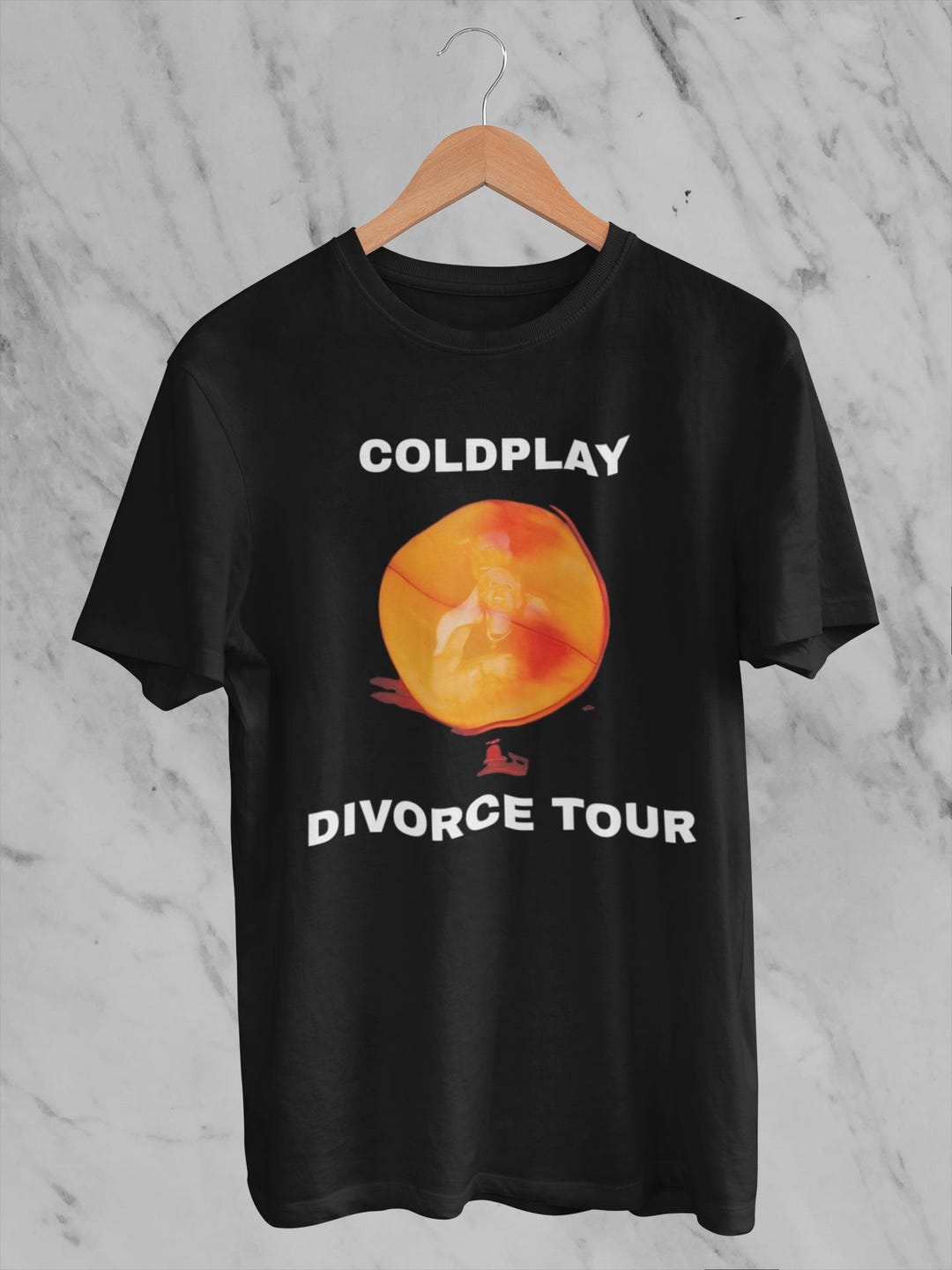 Coldplay Divorce Tour Unisex Poster Shirt Gift for Men and Women - Etsy