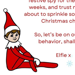 Elf on the Shelf Letter - Etsy