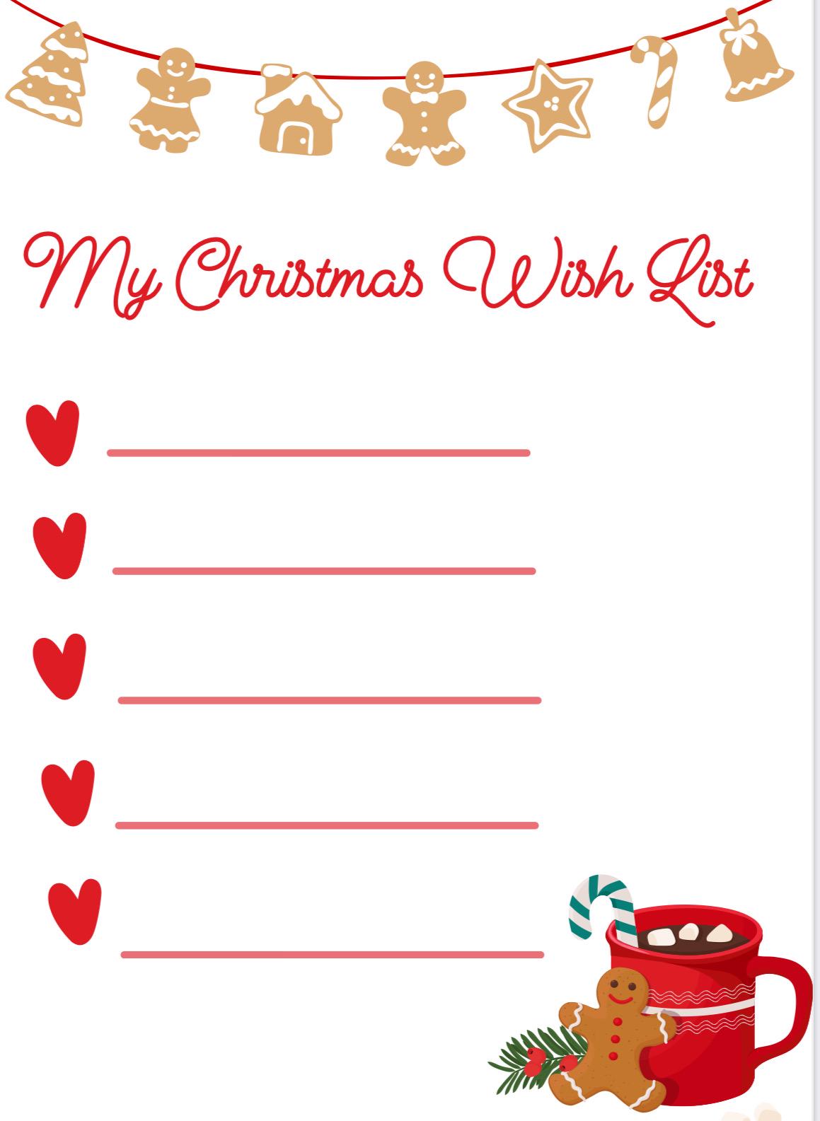 My Christmas Wish List - Etsy