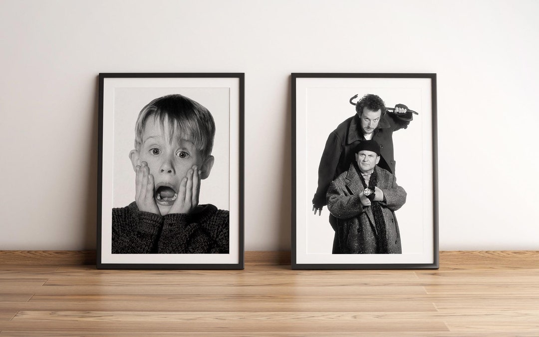 HOME ALONE the Wet Bandits and Kevin, Set of 2, Digital Download, Kevin ...