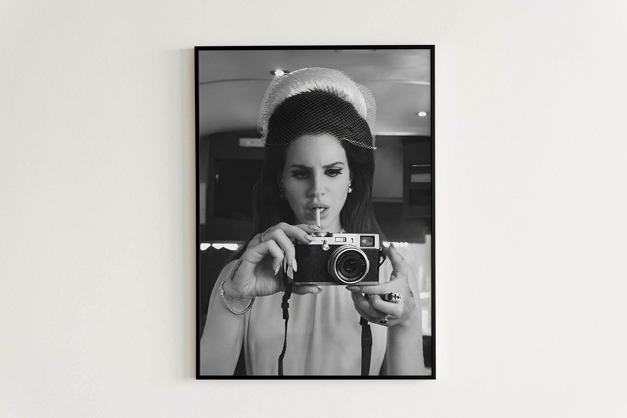Lana Del Rey Poster Black and White Poster, Photography Smoking ...