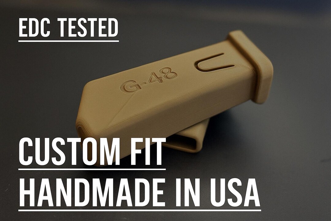 Tactical 3D Printed Glock Mag Pouch – Custom EDC Magazine Holder for ...