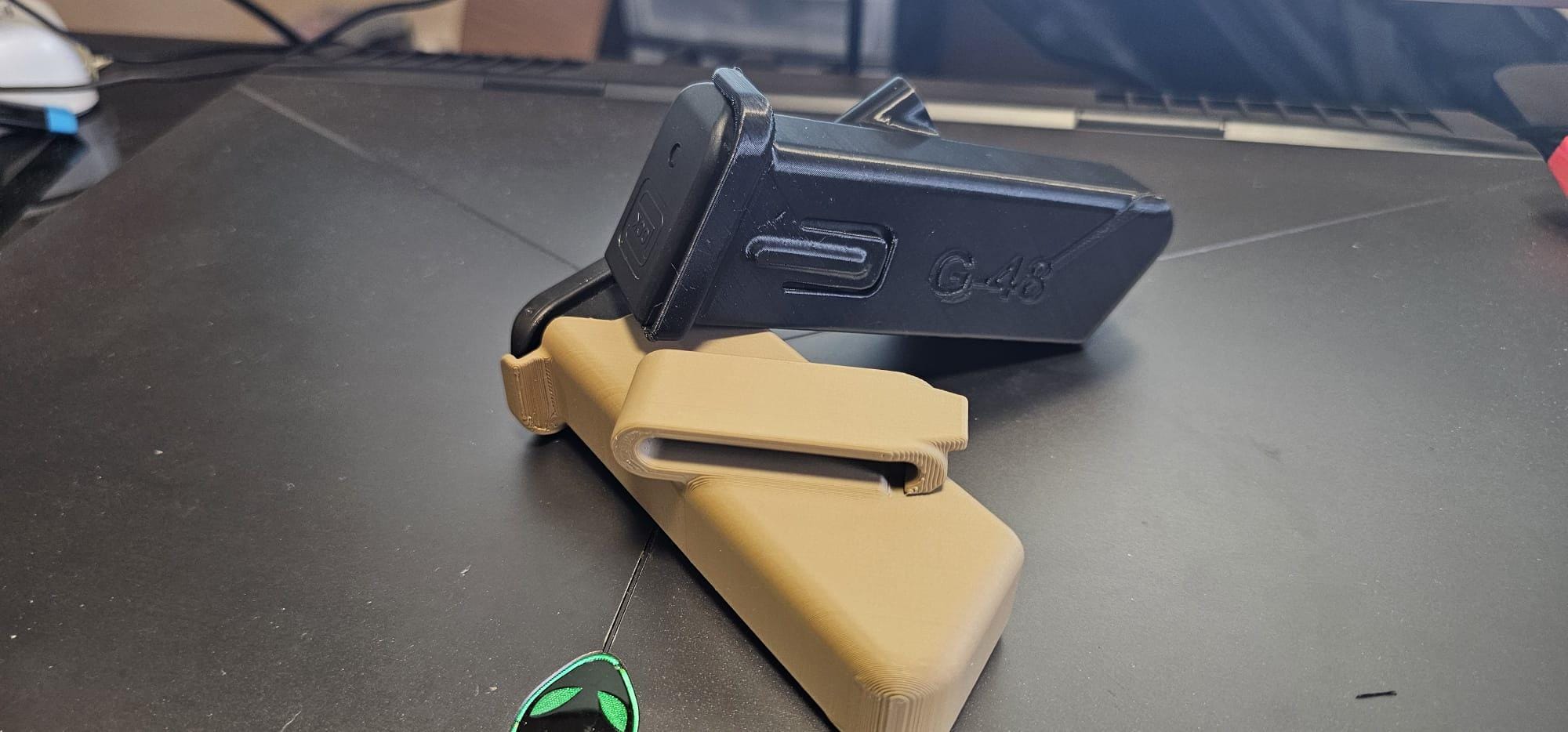 Tactical 3D Printed Glock Mag Pouch – Custom EDC Magazine Holder for ...