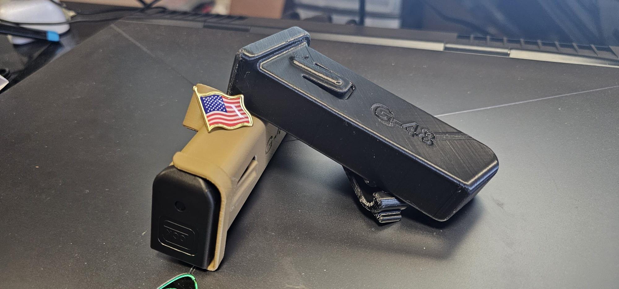 Tactical 3D Printed Glock Mag Pouch – Custom EDC Magazine Holder for ...