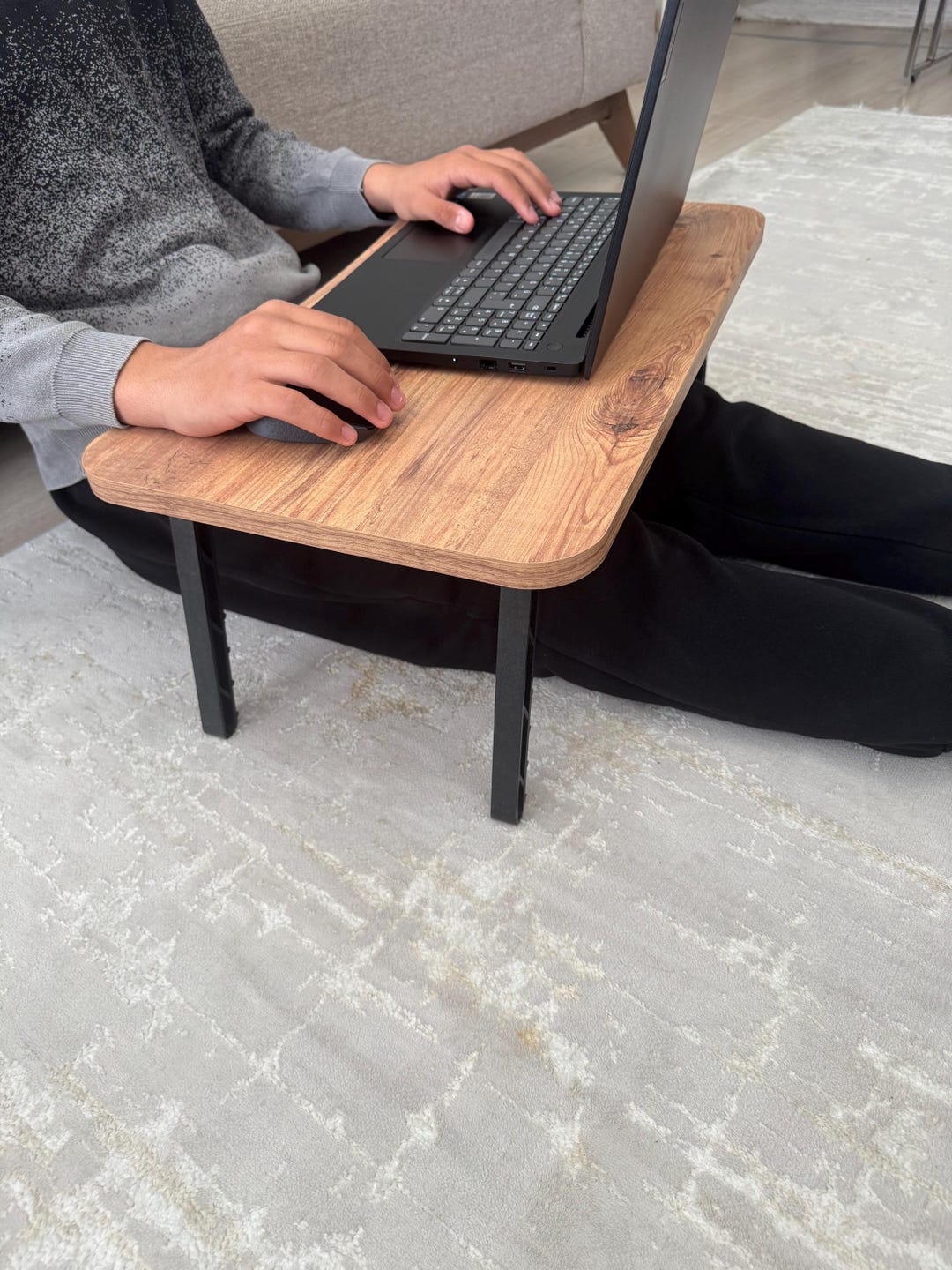 Foldable Laptop Stand, Bed Seat Breakfast Computer Stand, Portable ...