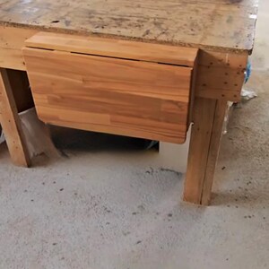 Wall Mounted Natural Wood Murphy Table, Wooden Study Table With ...
