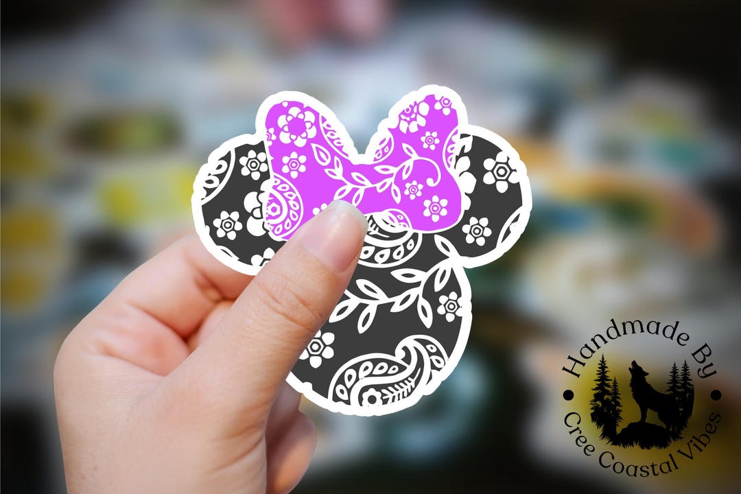 Super Cute Holographic Girly Mouse Stickers - Etsy