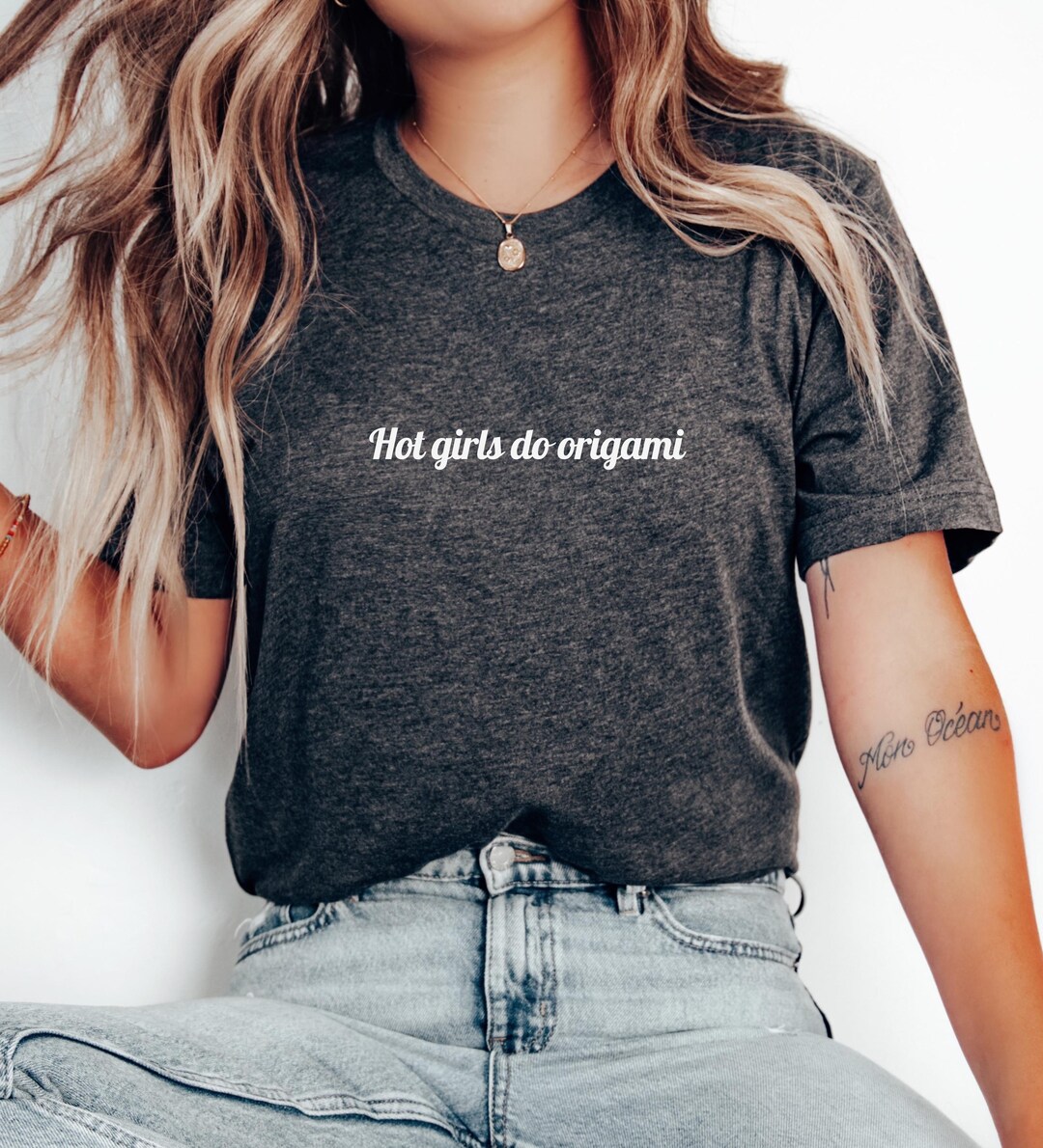 Origamist Gift Origami Tee, "hot Girls Do Origami" Shirt,funny Origami ...