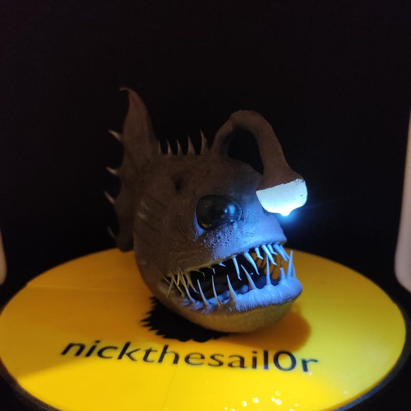 Angler Fish Lamp - Etsy