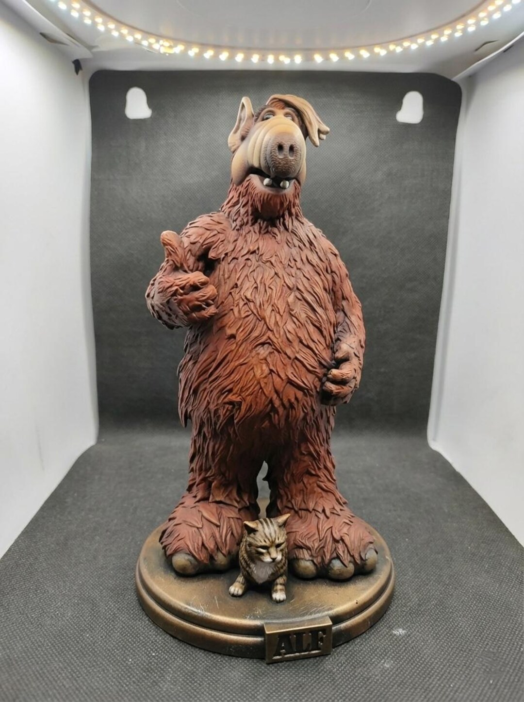 Hand-painted 1/6 Scale Furry Alien Figure Retro 80s Sci-fi Collectible ...