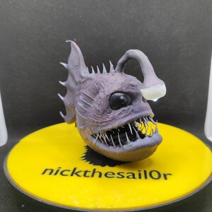 Angler Fish Desk Led Light - Etsy