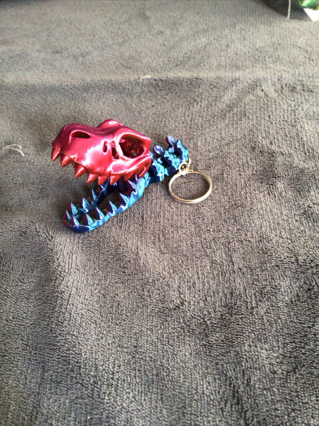 Articulated T-rex Keychain - Etsy