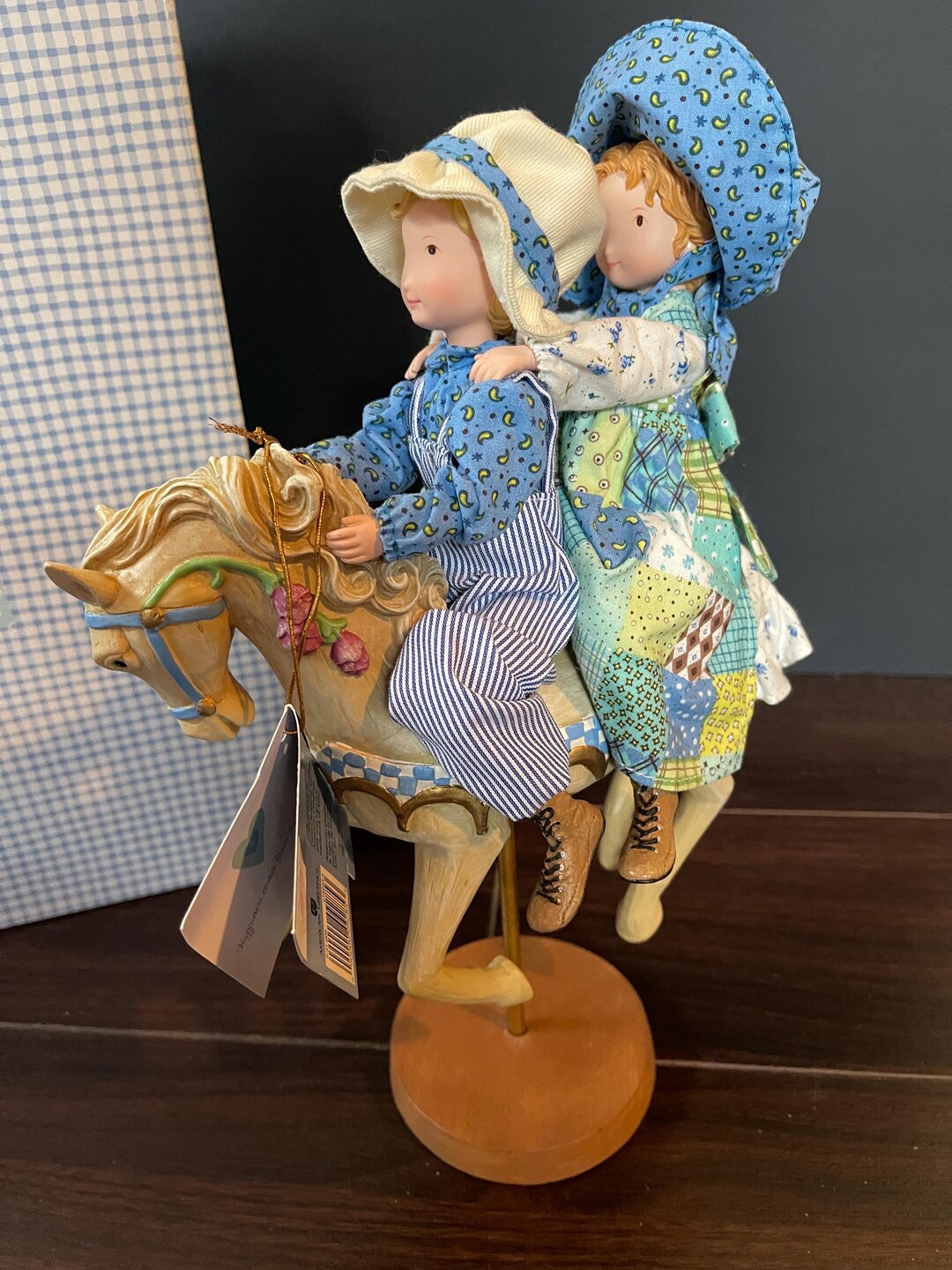 2004 Holly Hobbie & Robbie TCFC Figurine Riding a Carousel Horse - Etsy