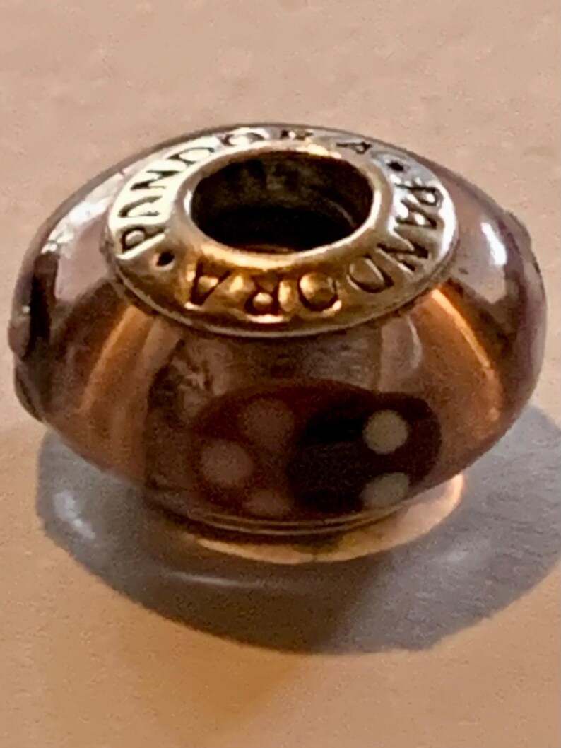 Authentic Pandora Retired Purple Ladybug Charm Murano Glass790652 - Etsy