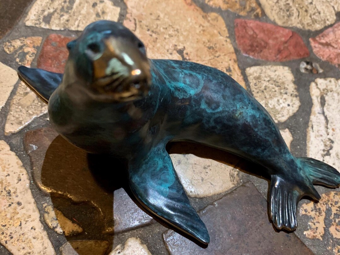Michael Storey Bronze Sea Lion - Etsy
