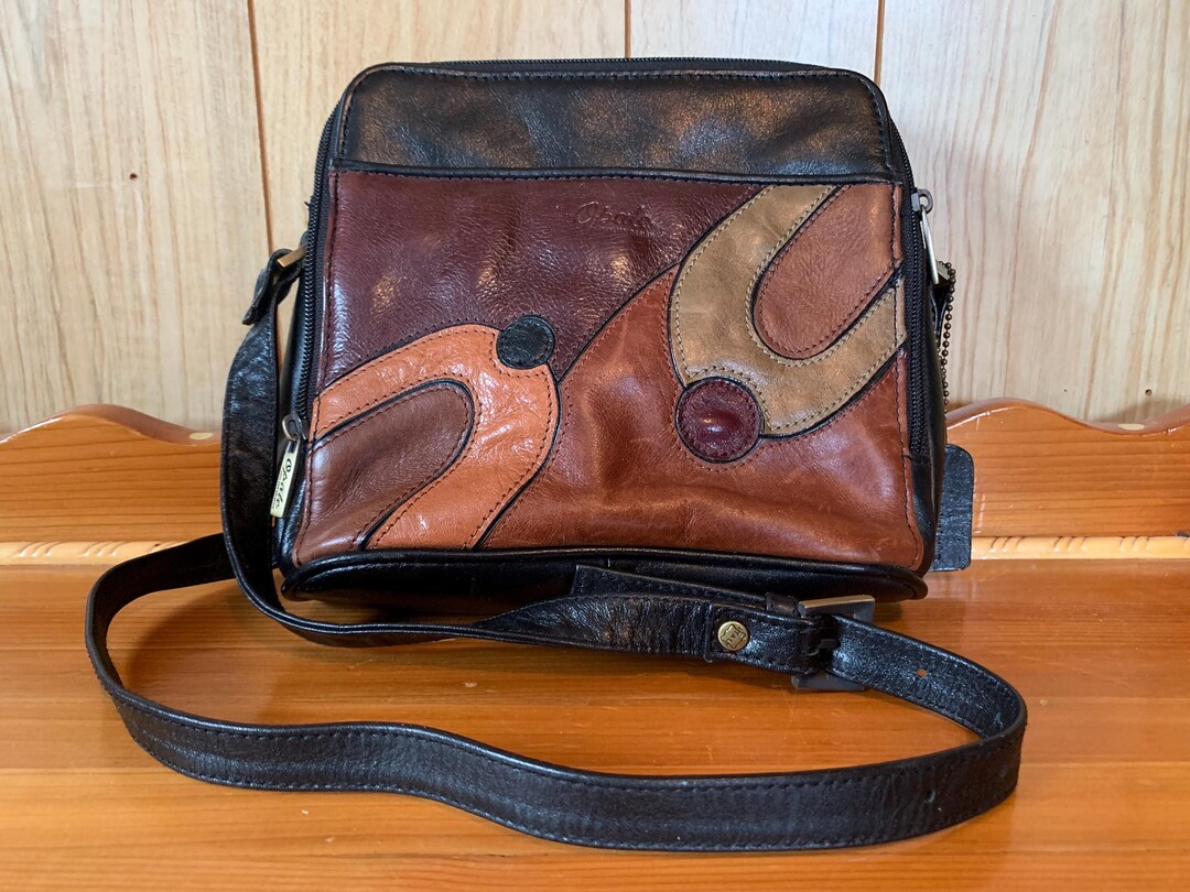 Vintage 1990’s Italian Leather Crossbody Purse by Naturalizer. - Etsy