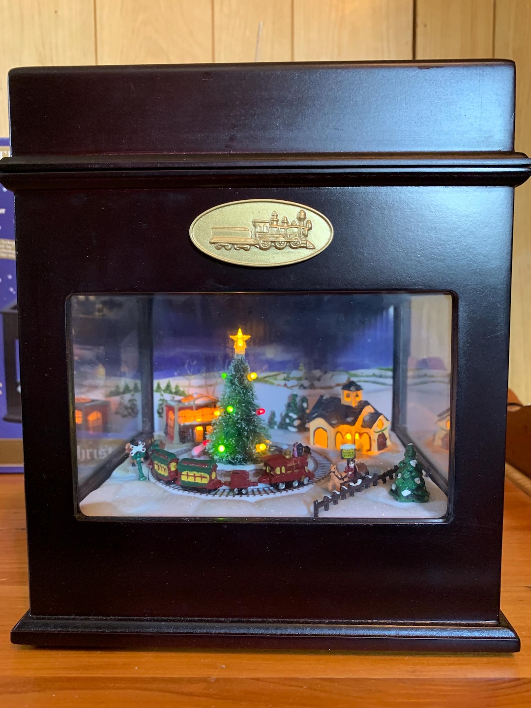 Mr. Christmas Animated Bells Music Box With Xmas Train - Etsy