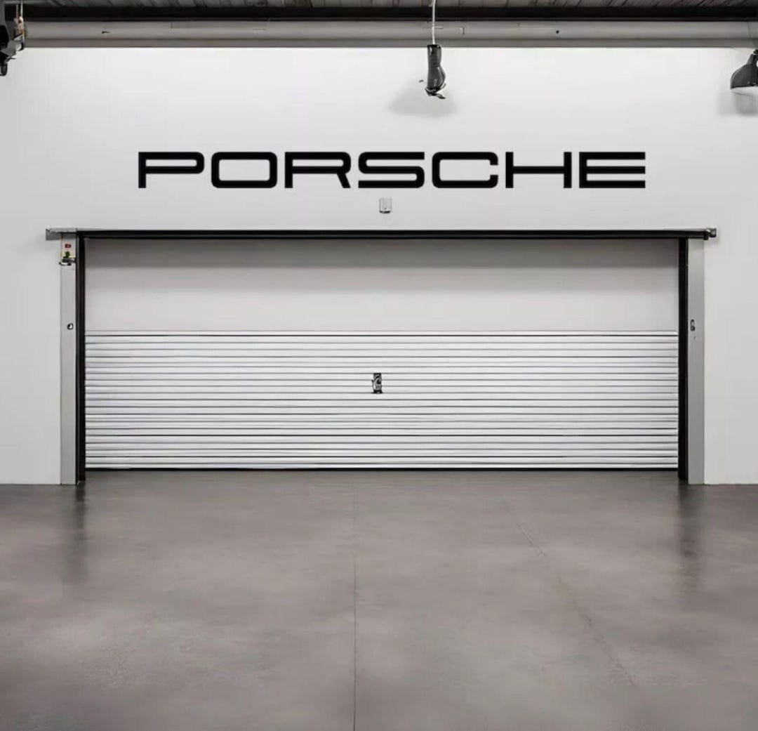 Porsche Plexi Wall Sign Logo Crest Dealership Sign Metal Crest Letter ...