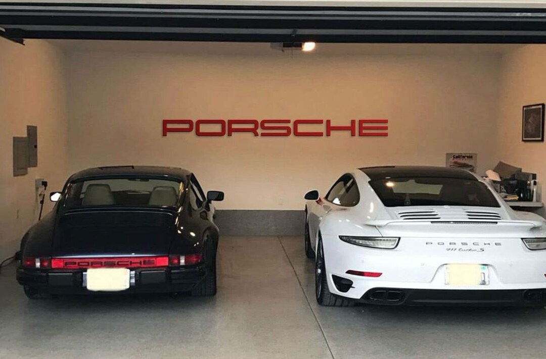 Porsche Plexi Wall Sign Logo Crest Dealership Sign Metal Crest Letter ...