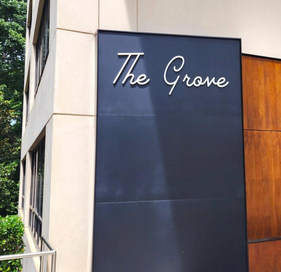 Custom Business Logo, Reception Logo Sign, Spa Decor, Gold Mirror Sign ...