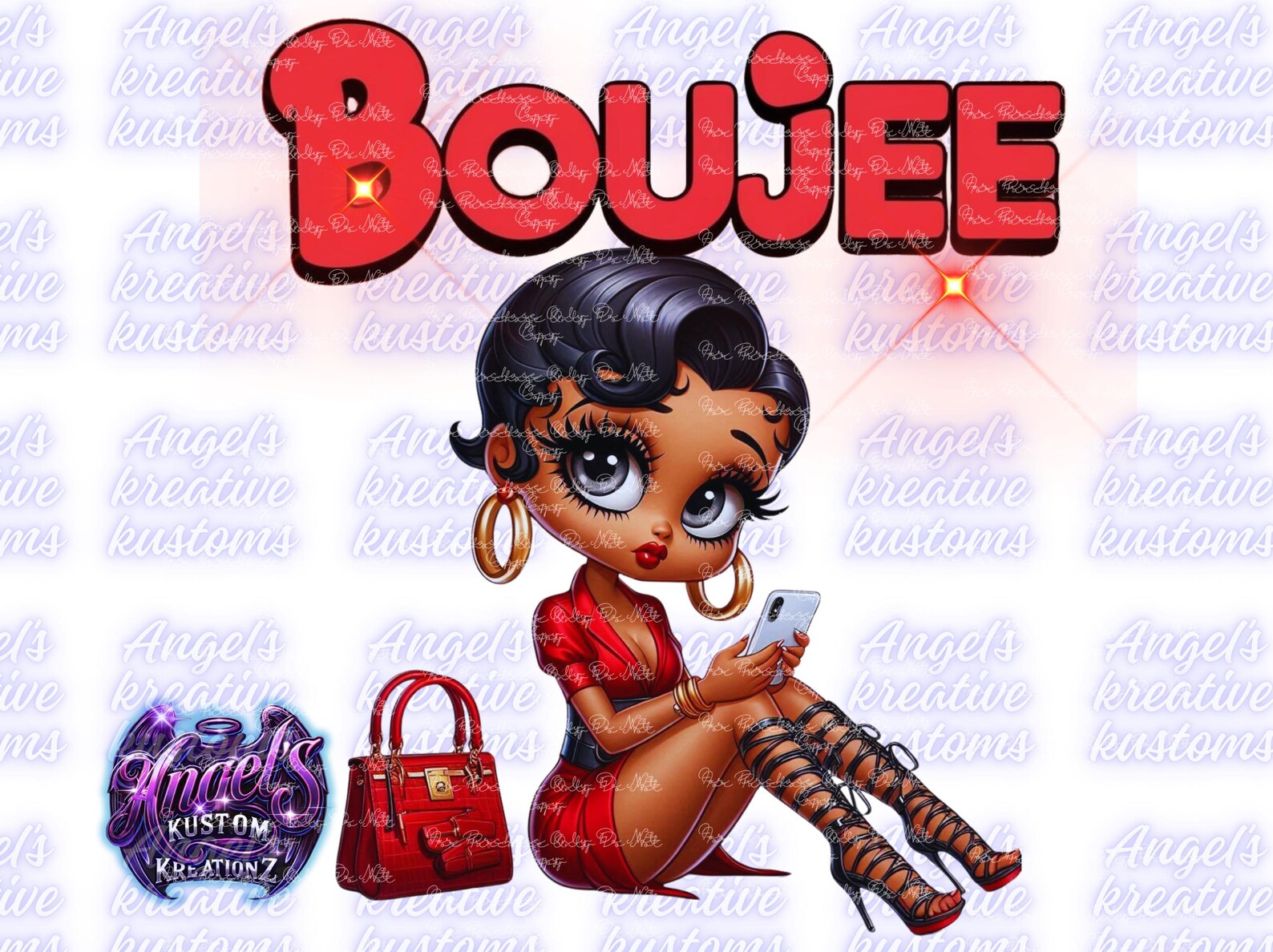 Boujee Boop Red - Etsy