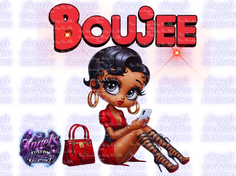 Boujee Boop Red - Etsy