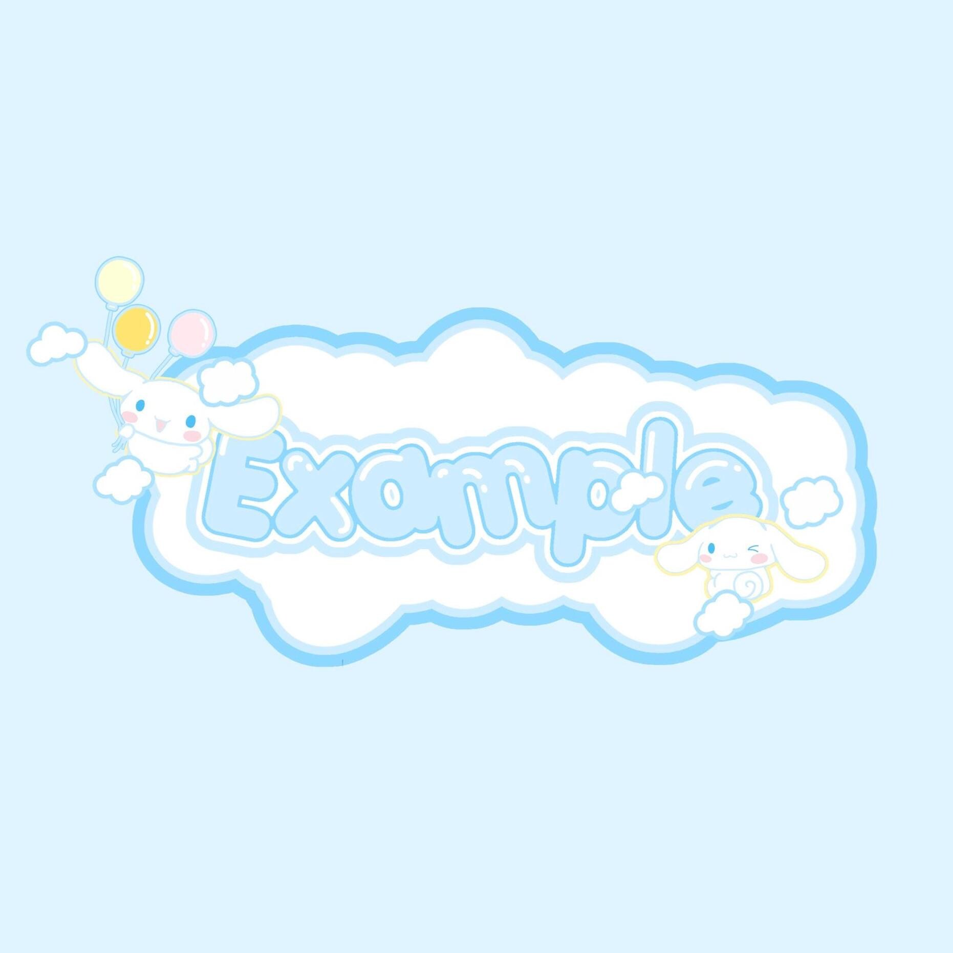 Cinnamoroll Logo Cinnamoroll Art Cute Overlay Capcut Youtube Twitch ...