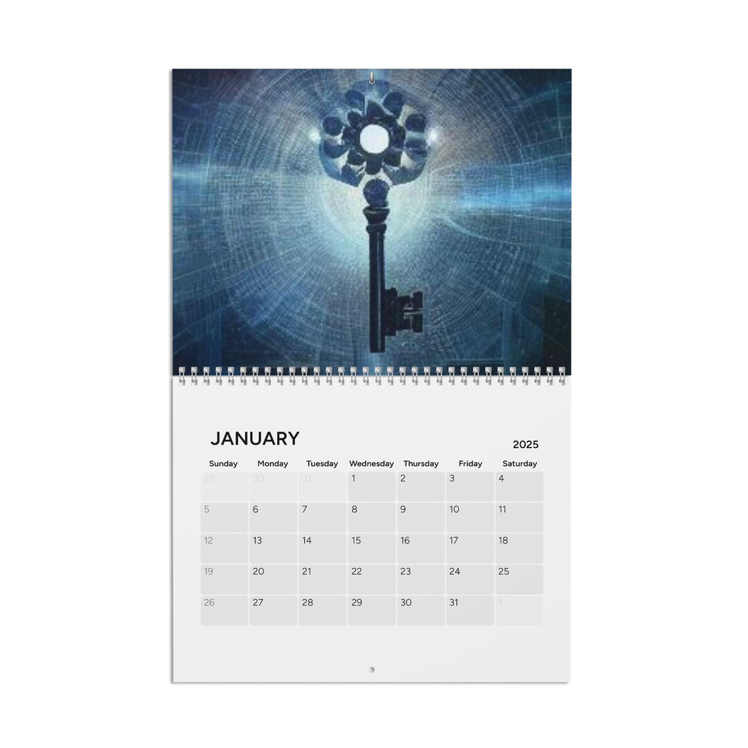 Wall Calendar 2025 Key Calendar 2025, Yearly Planner, Office Decor ...