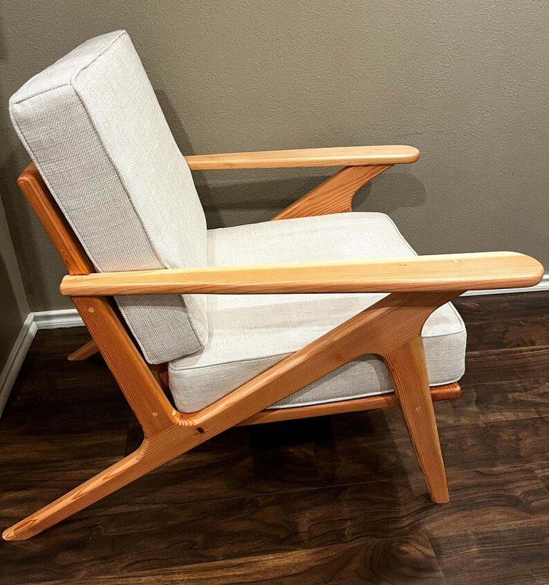 Bespoke MCM Lounge Chair - Etsy
