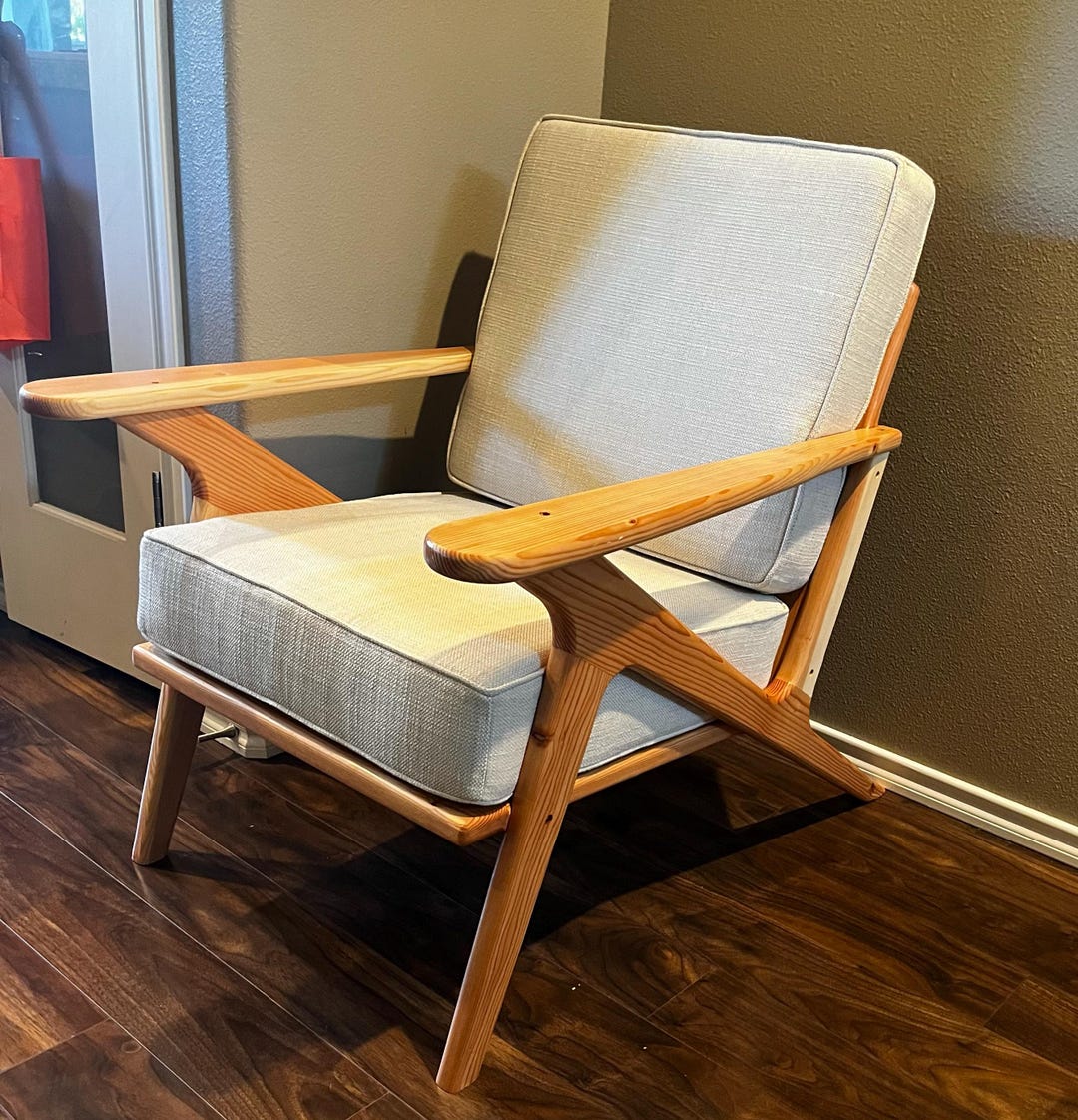 Bespoke MCM Lounge Chair - Etsy