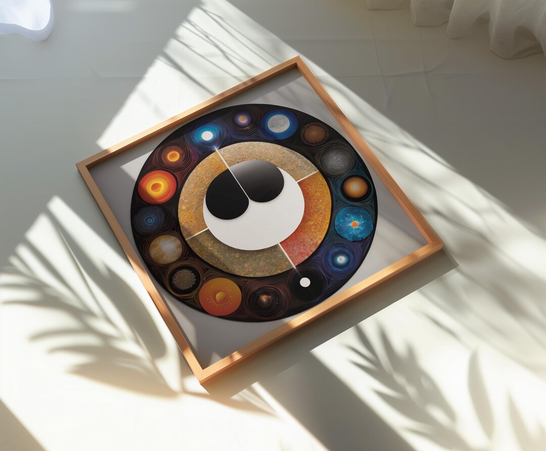 Cosmic Balance Mandala Art - Sacred Geometry Digital Download | Yin ...