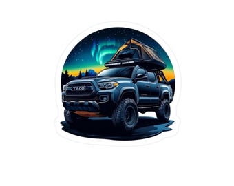 TACOMA STICKER Overlanding Custom Vinyl Decal Truck Window Decal ...