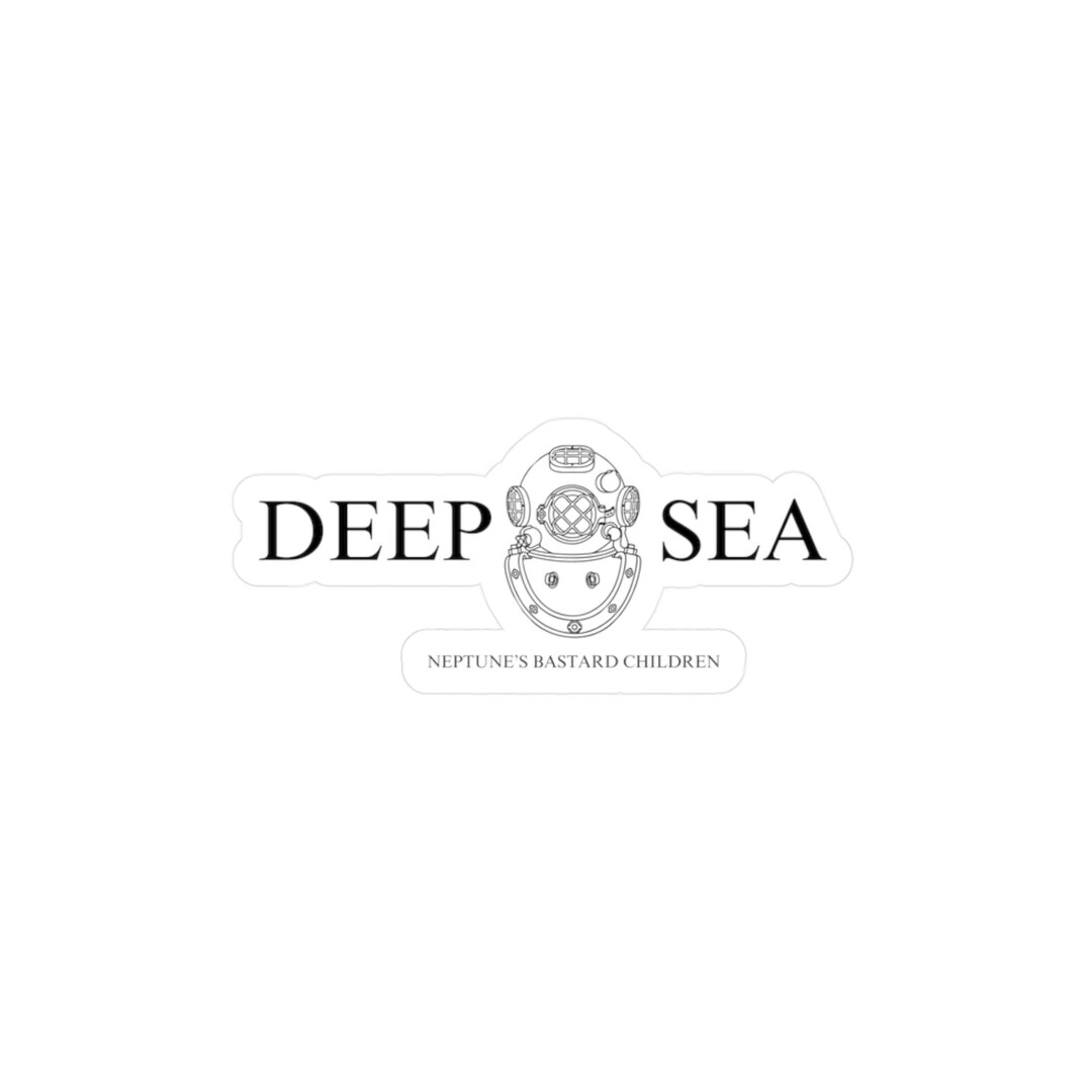 DEEP SEA DIVER Sticker, Underwater Ocean Decal, Scuba Diving Laptop ...