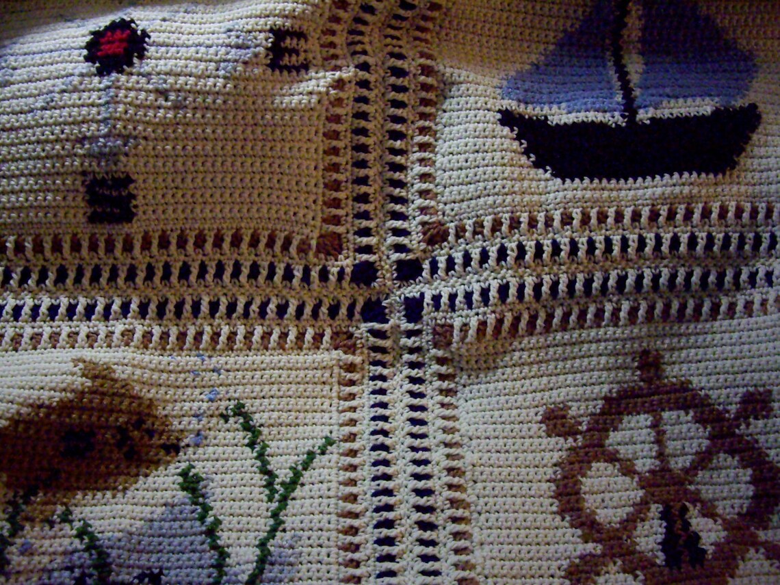 Patternby the Shores of Cape Cod Afghan - Etsy