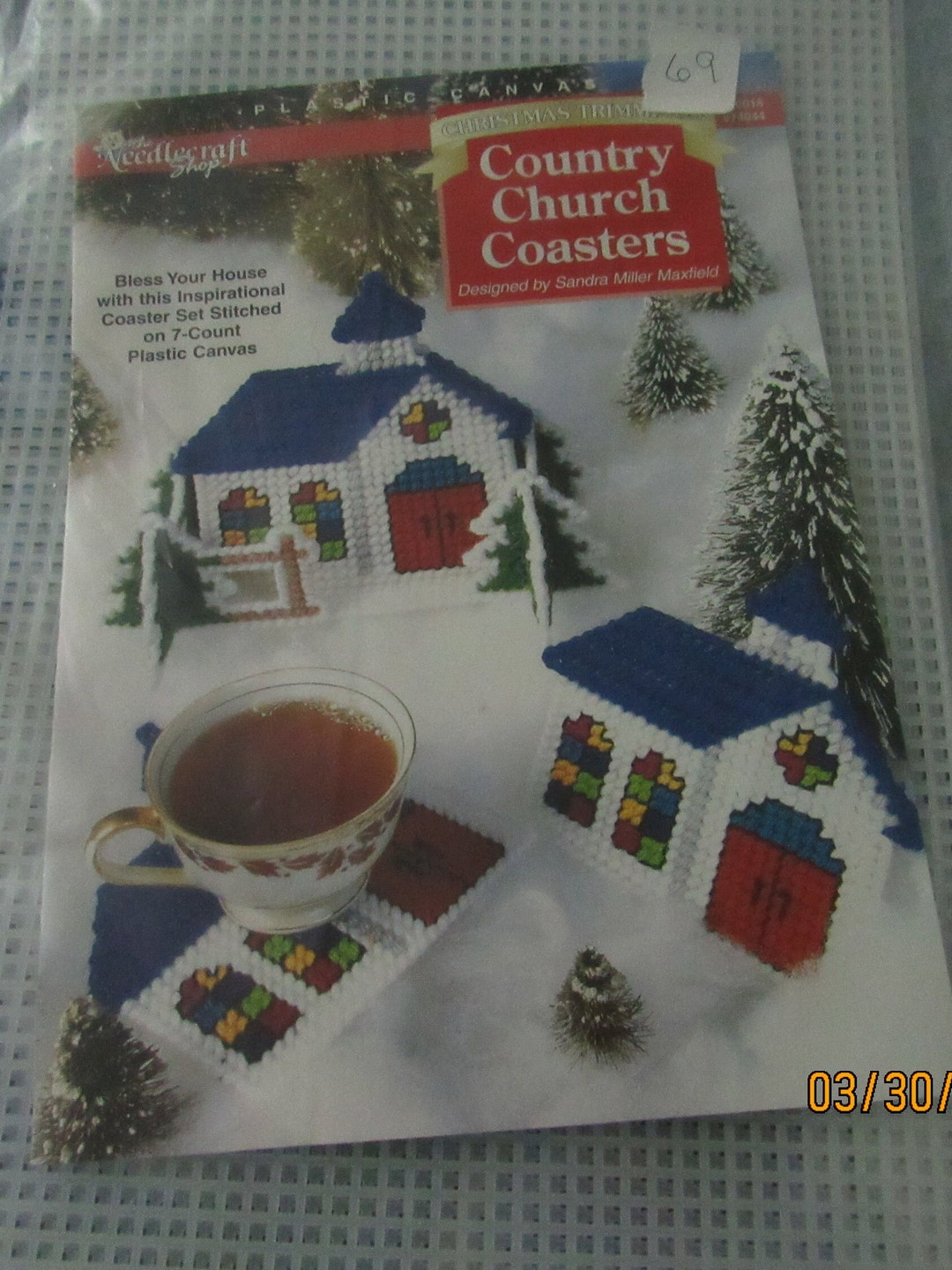 Country Church Coasters Kit by the Needlecraft Shop Make 6 - Etsy