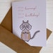 Chipmunk Birthday Card, Funny Birthday Card, Chipmunk Card, Greeting ...