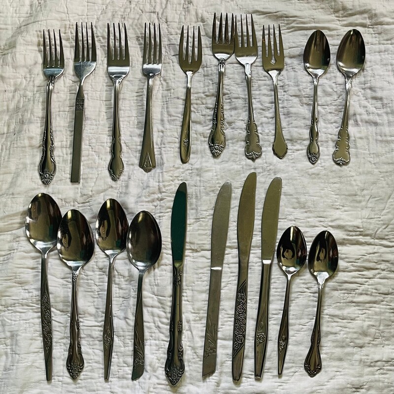 Mismatched Flatware - Etsy