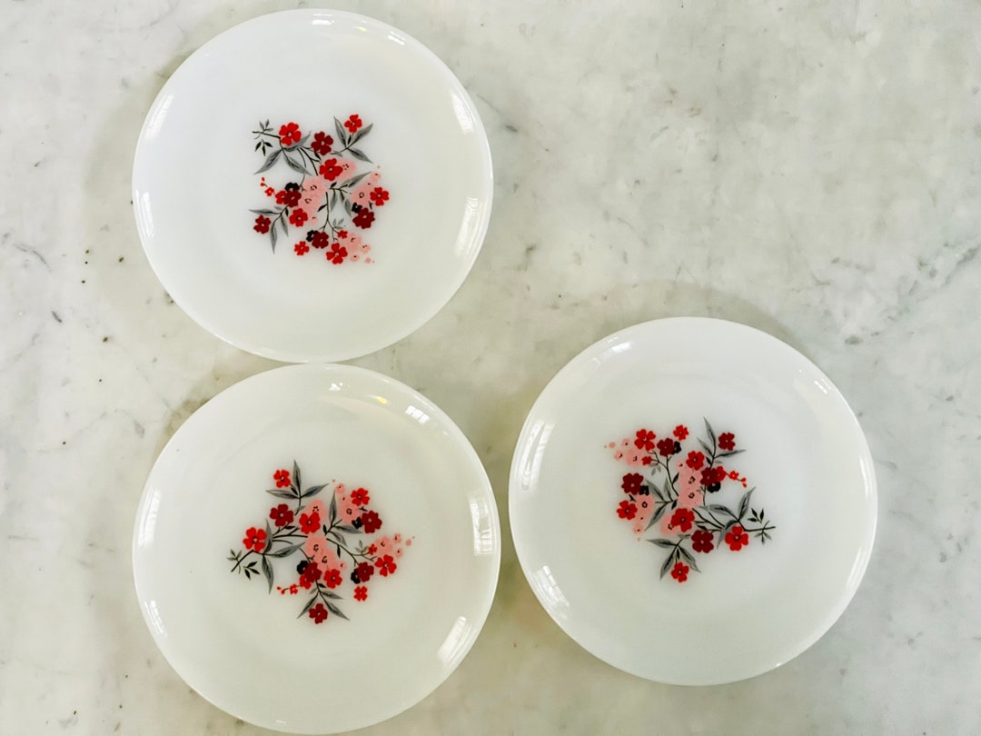 Vintage Fire King Primrose Plates 3 Salad Fireking 7 1/4 Inches - Etsy