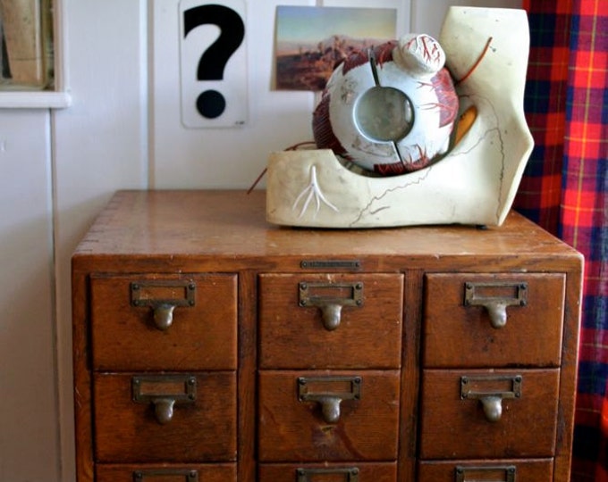 RESERVED Antique Wood Library Card Catalog File Cabinet Wooden - Etsy