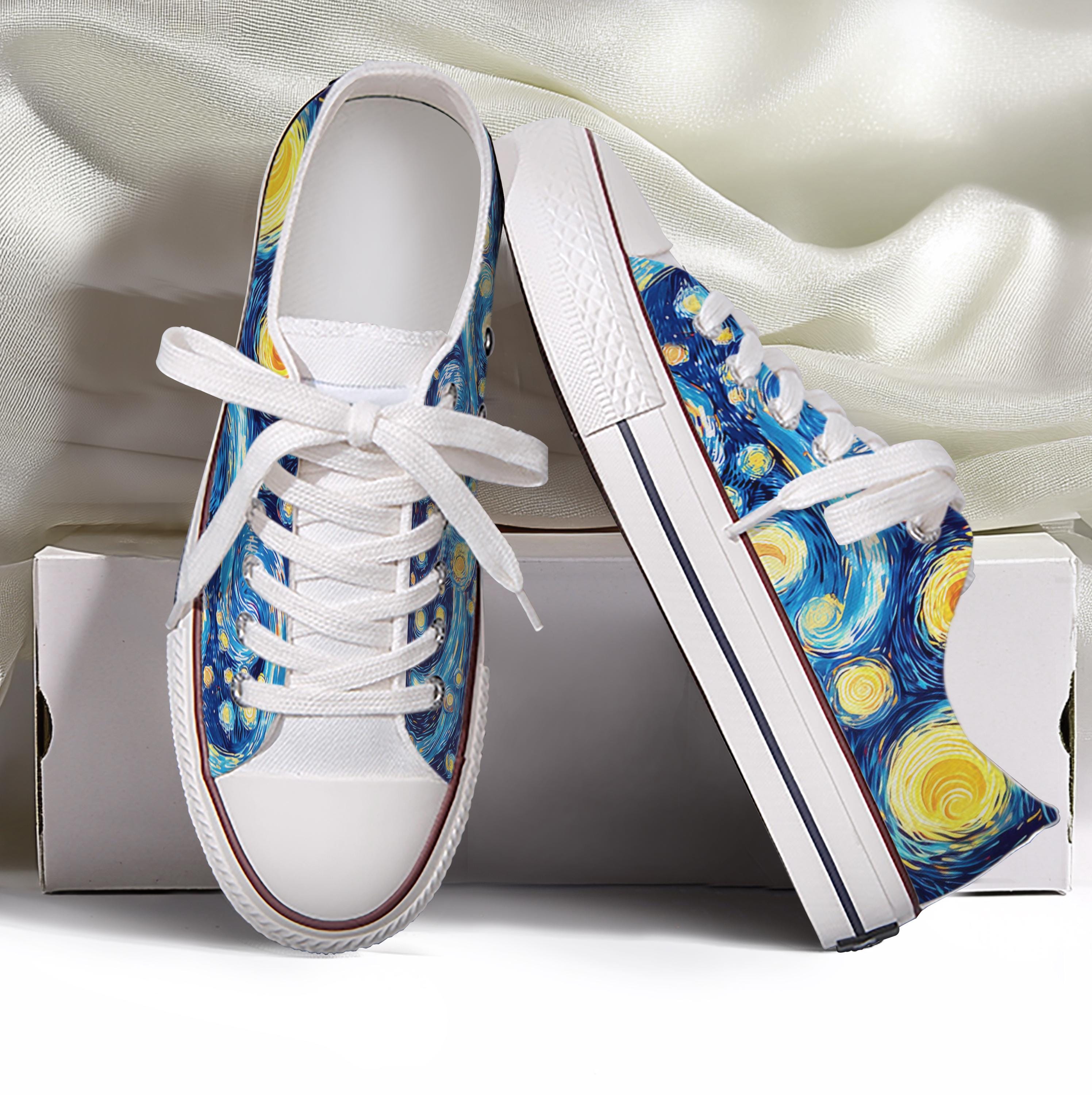 Custom Converse Hand Painted Converse Men's and Women's Sneakers Low ...