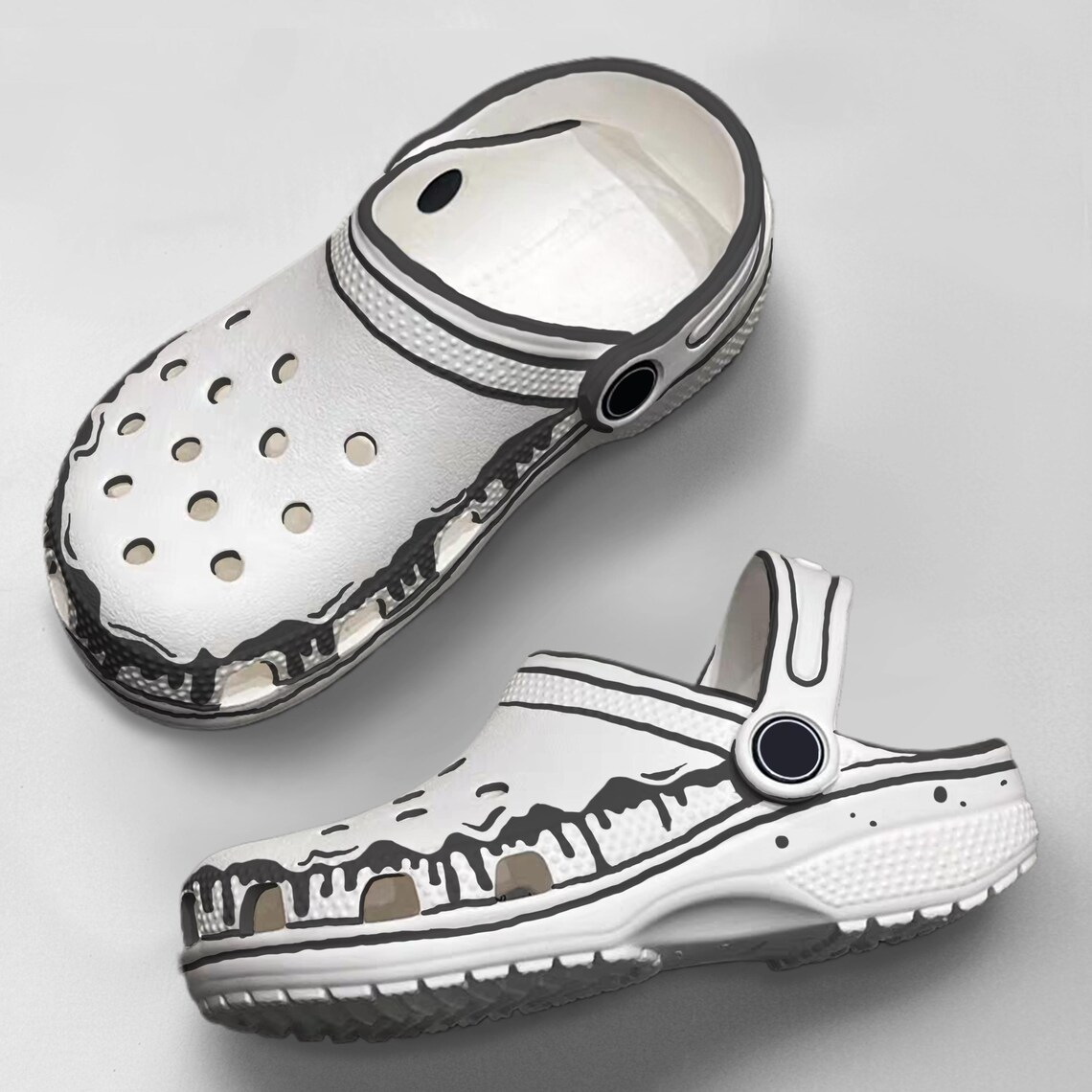 Custom Kids/adults Crocs: Hand-painted Clogs,handpaintedcolored ...