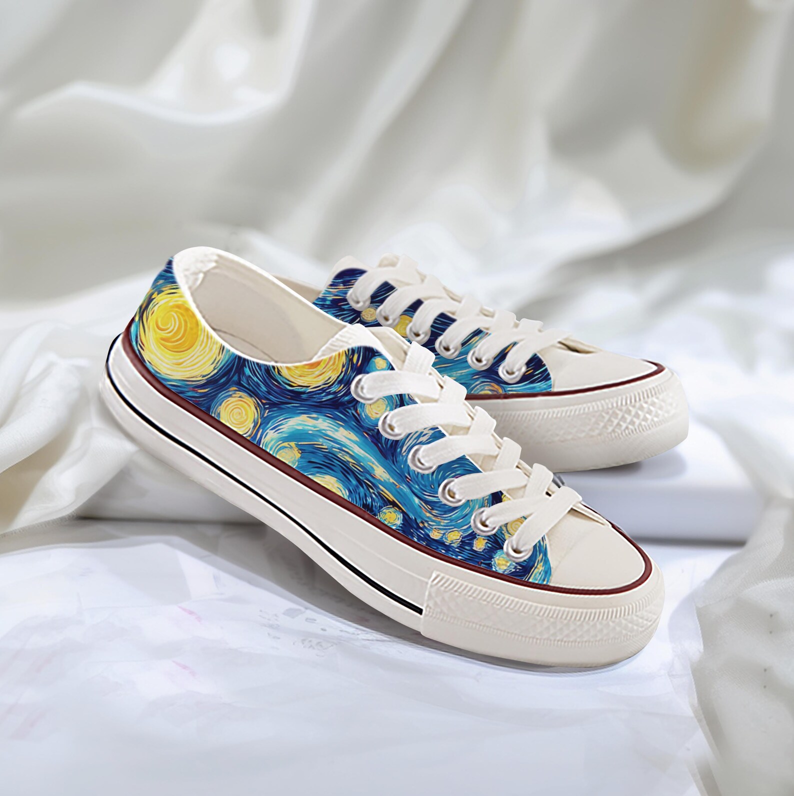 Custom Converse Hand Painted Converse Men's and Women's Sneakers Low ...