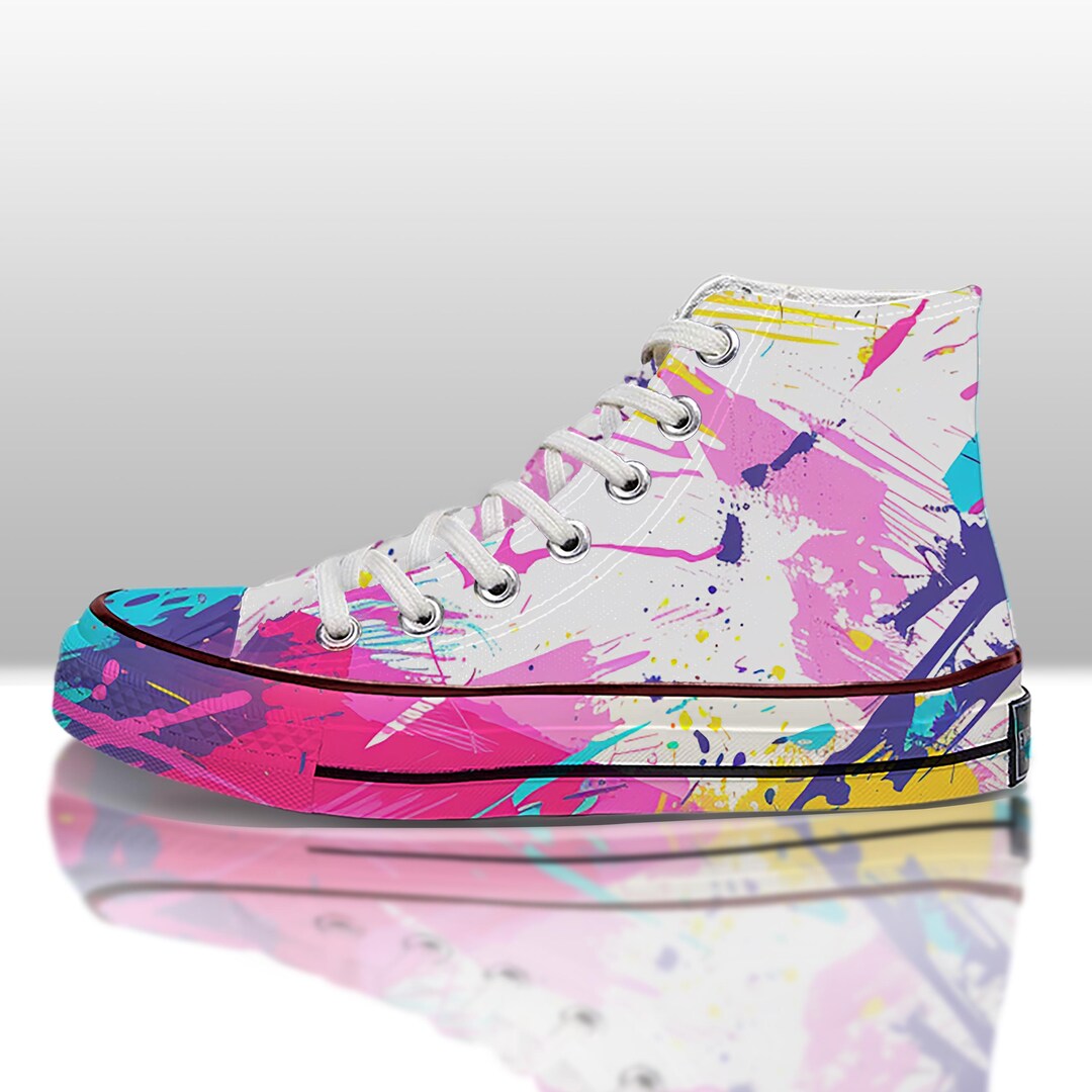 Custom Painted Converse /handpainted Shoes/high Top Custom Painted ...