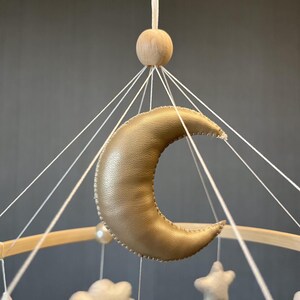 Bear Baby Mobile: Clouds, Stars, Moon Nursery Decor - Etsy