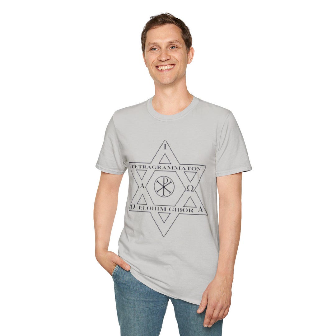 Tetragrammaton Occult Symbol Shirt - Esoteric Sacred Geometry Design ...
