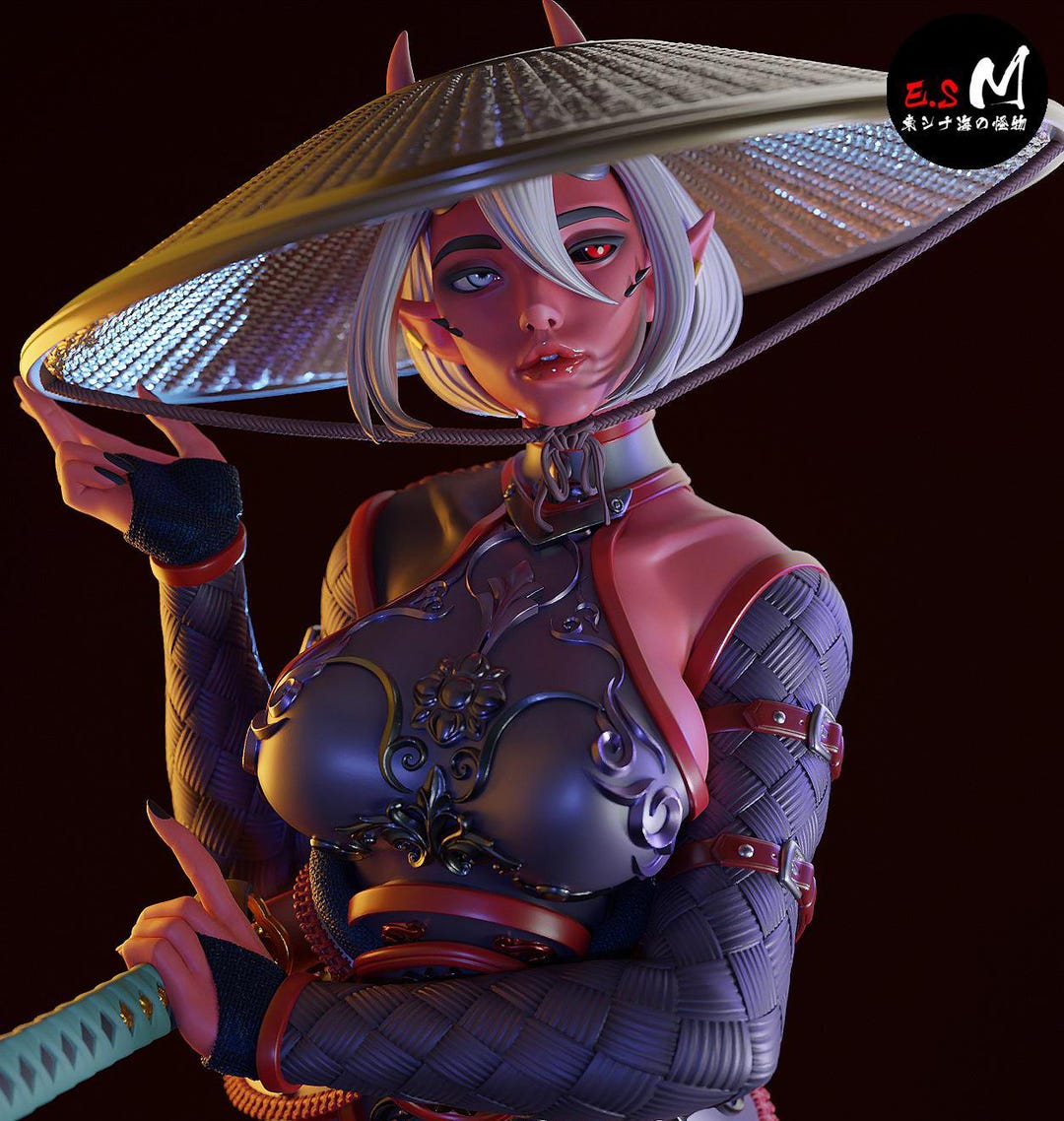 Oni Fan Art by ES Monster 18 Model Kit - Etsy