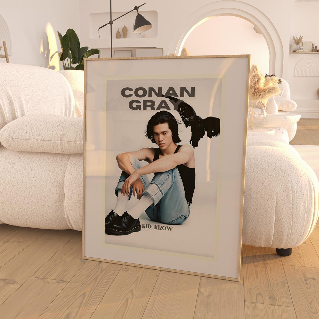 Conan Gray Kid Krow Album Poster Indie Pop Wall Art Aesthetic Music ...