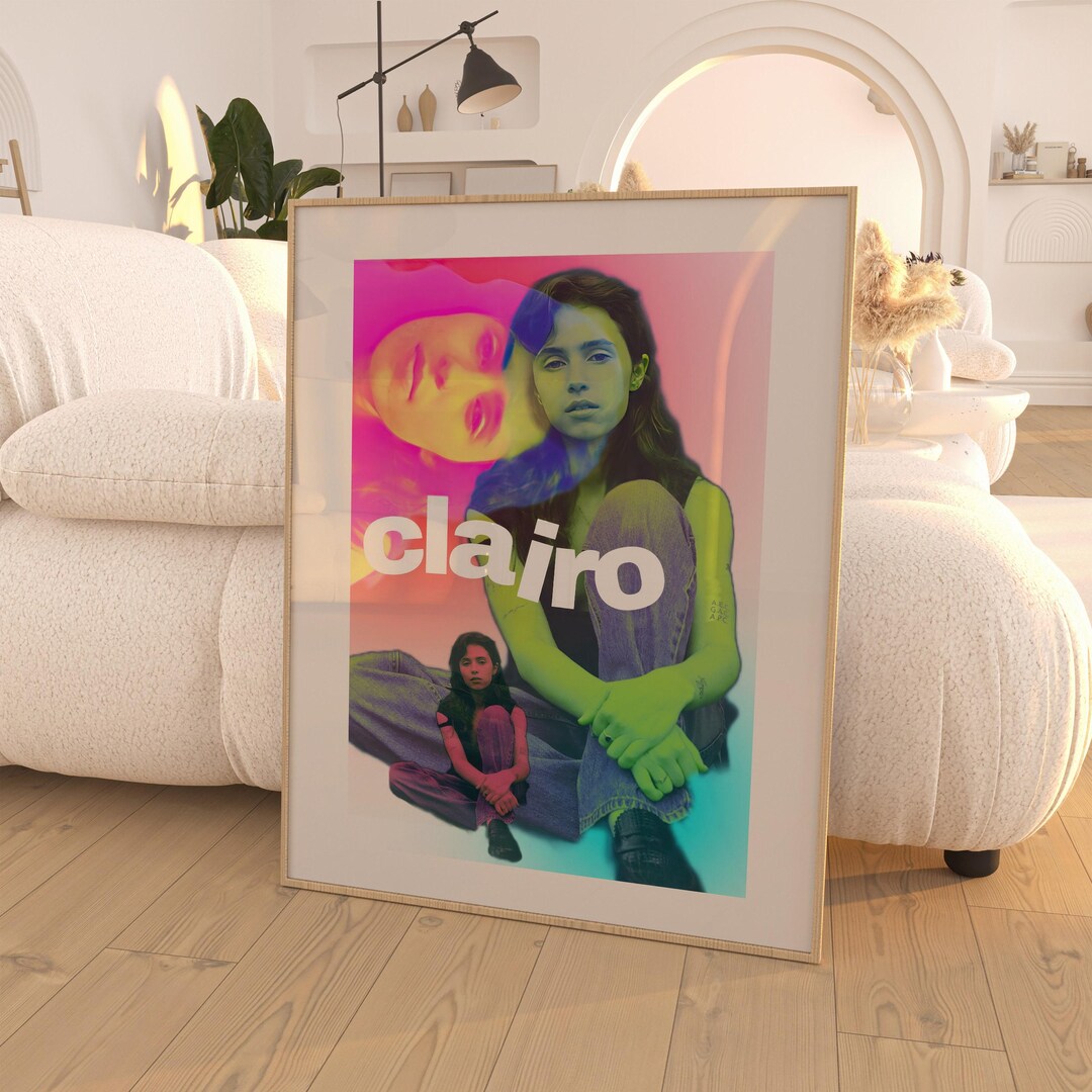Clairo Poster / Room Decor / Music Decor / Music Gifts / Clairo Art - Etsy